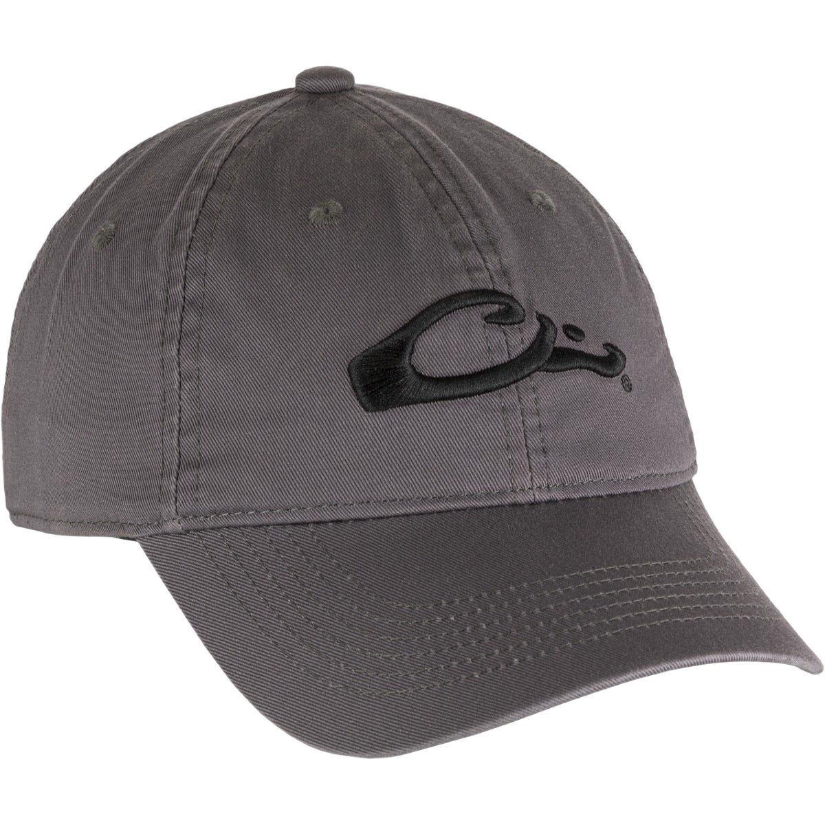 Drake Cotton Twill Large Logo Cap | Mack's Prairie Wings